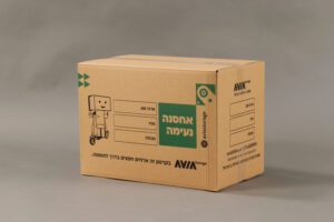 קרטונים למעבר דירה ואחסנה, משלוח עד הבית - Avia